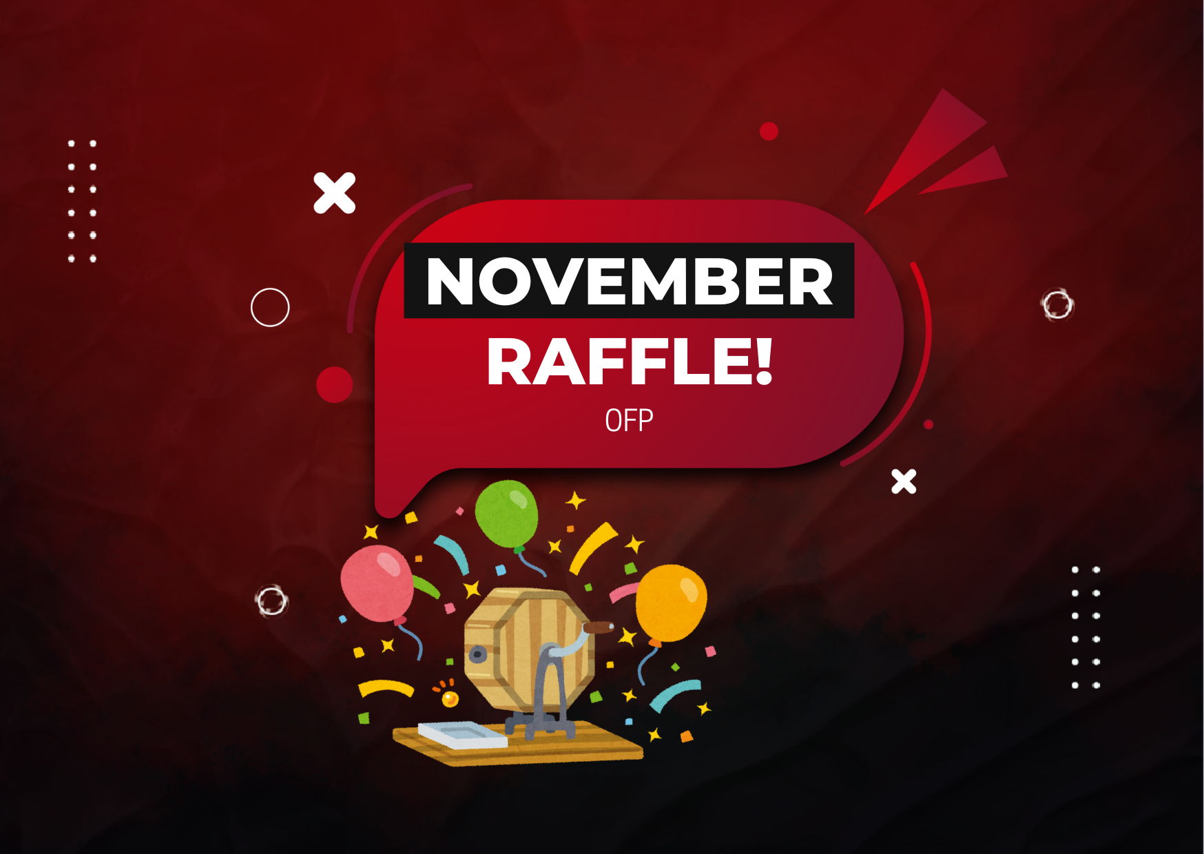 OFP Launches November Raffle with Big Prizes for Traders! - Forex Prop ...